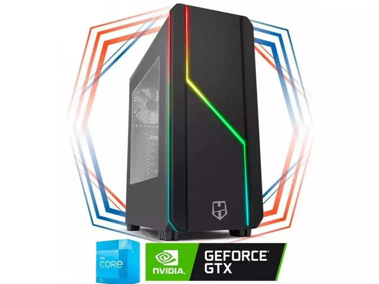 PC Gamer Glorious IV Robust - i3 Edition (Intel Core i3-13100F 4-Core ...