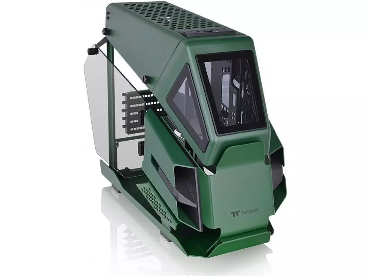 Gabinete Thermaltake AH T200 Racing Green, Laterais em Vidro Temperado ...