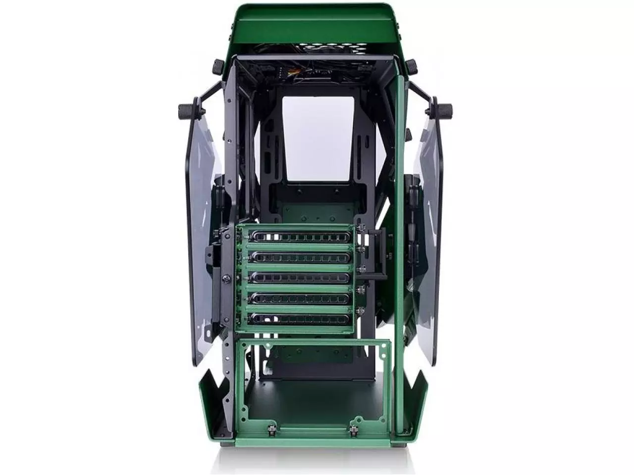 Gabinete Thermaltake AH T200 Racing Green, Laterais em Vidro Temperado ...