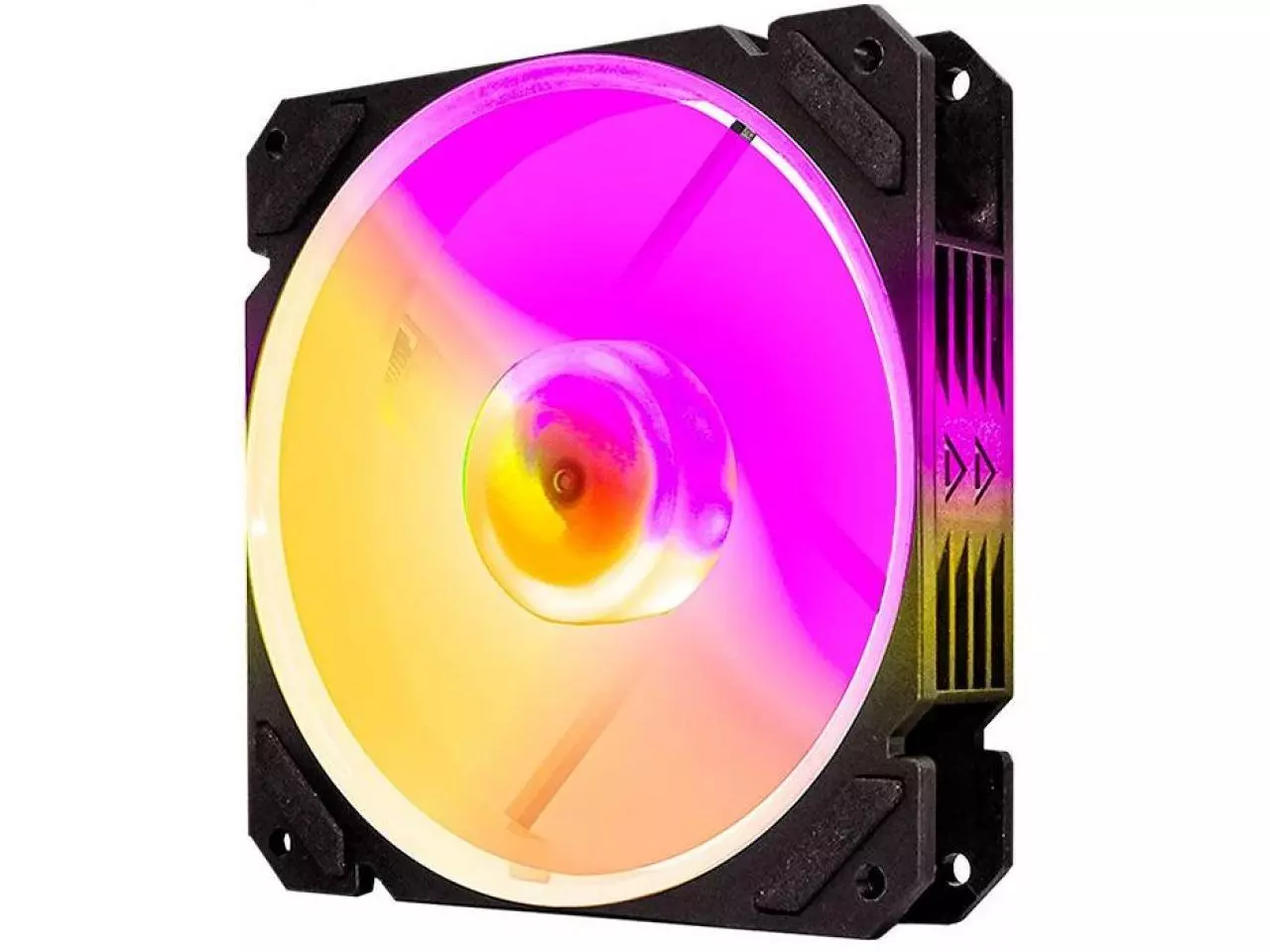 Kit Fan Cooler K-MEX Super Storm II 120mm LED aRGB Rainbow Ring AACA c ...