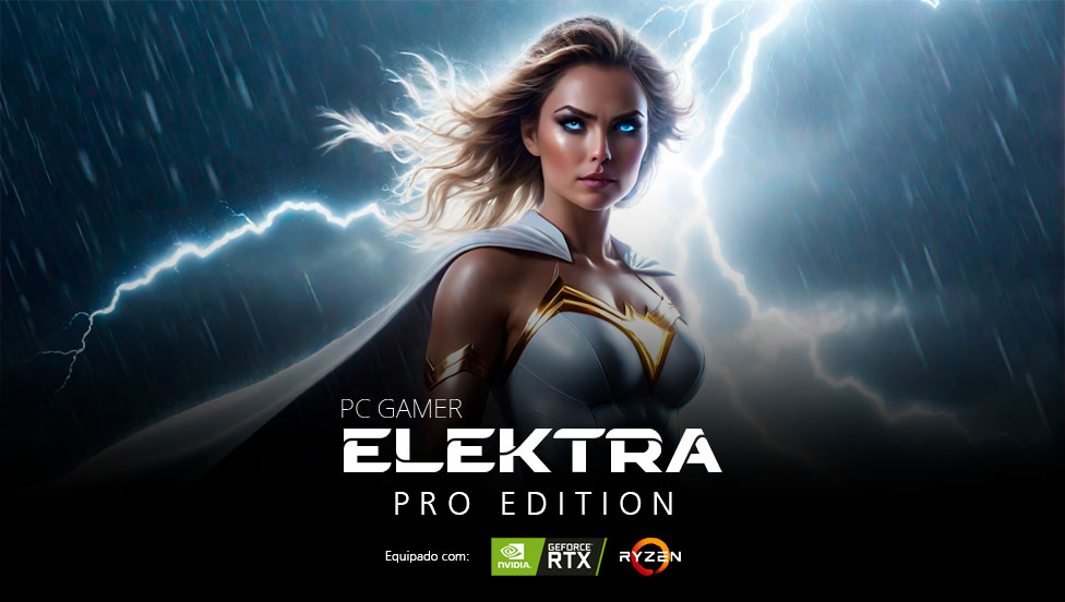 PC Gamer Elektra Professional - AMD R7 Edition (AMD Ryzen 7 7800X3D 8-Core, 32GB (2x16GB) DDR5 ...
